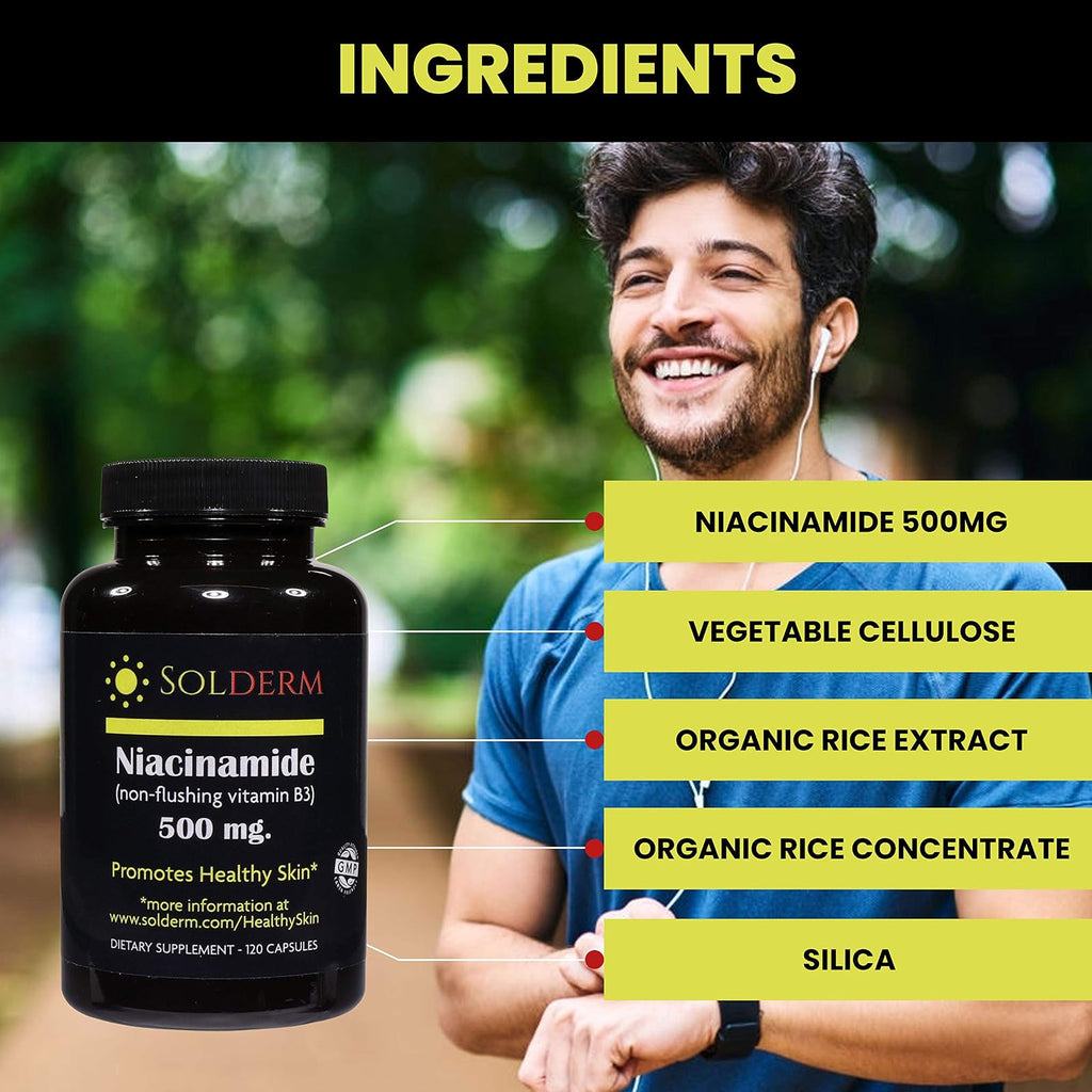 120 capsules of Niacinamide benefits