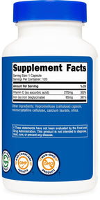 120 capsules of Nutricost iron