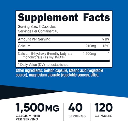 120 capsules of Nutricost myHMB
