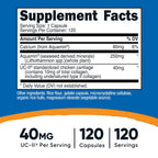 120 capsules of Nutricost UC-II collagen