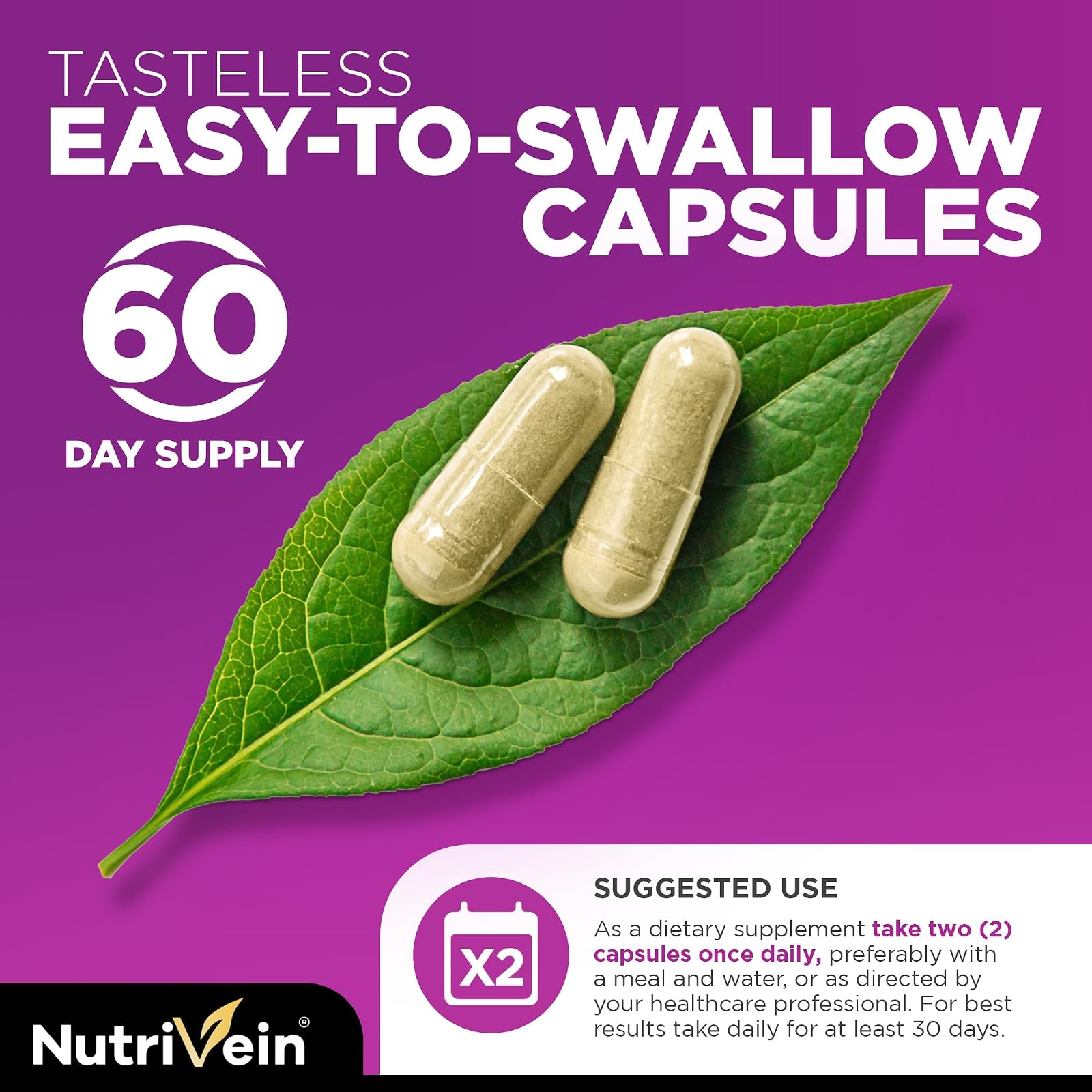 120 capsules of Nutrivein Resveratrol