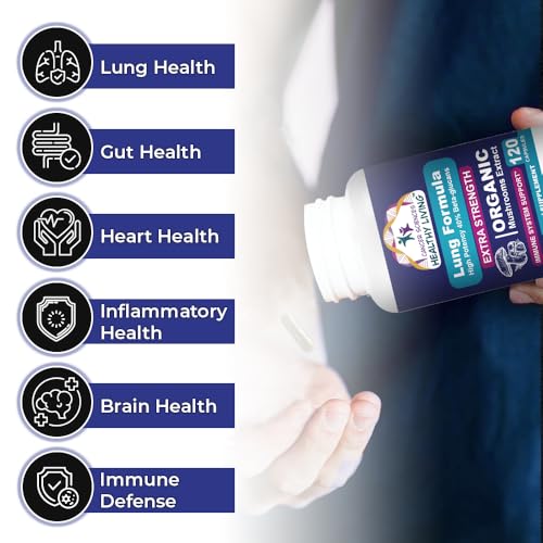 120 capsules of organic mushroom extract