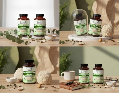 120 capsules of organic mushrooms