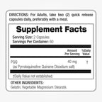 120 capsules of PQQ supplement