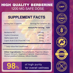 120 capsules of premium berberine