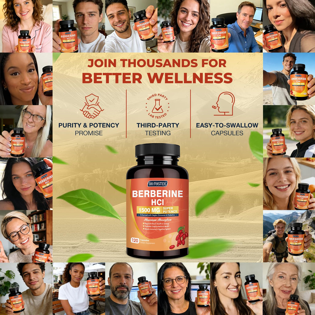 120 capsules of pure berberine