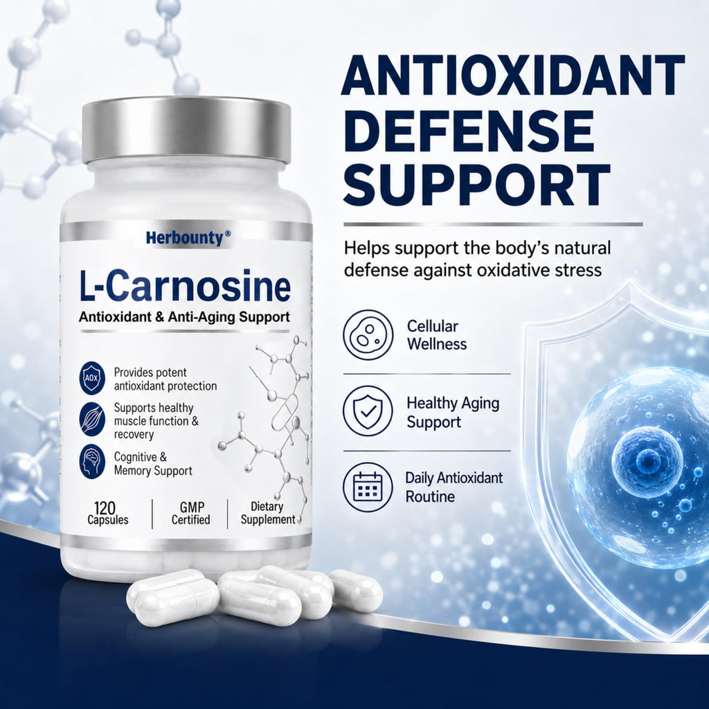 120 capsules of pure L-Carnosine