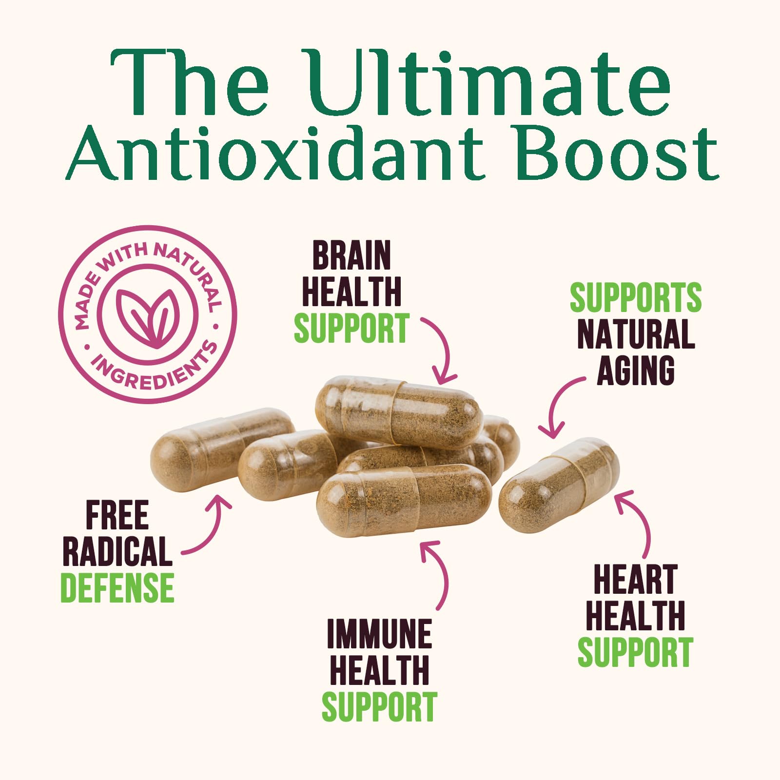 120 capsules of pure Resveratrol