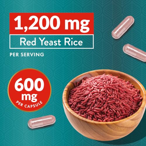 120 capsules of red yeast rice