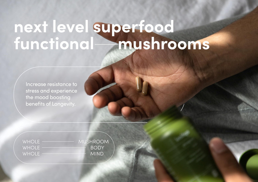 120 capsules of Reishi mushrooms