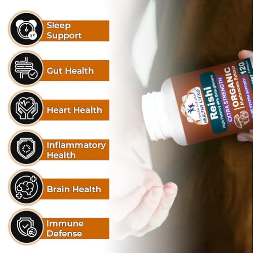 120 capsules of reishi mushrooms