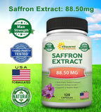 120 capsules of saffron extract