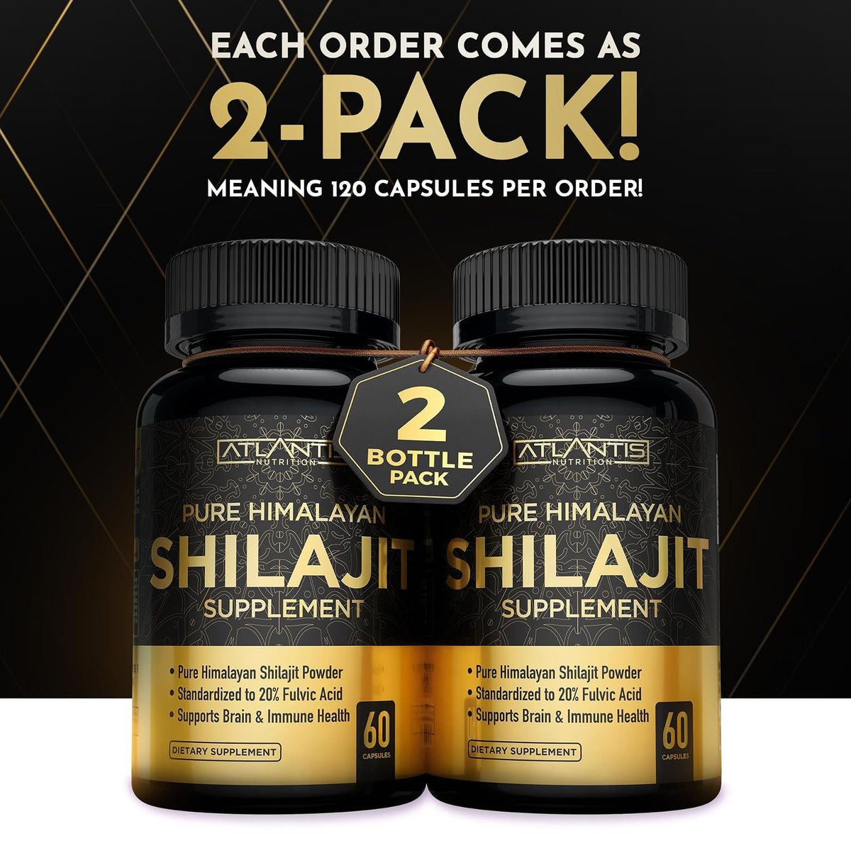 120 capsules of Shilajit extract