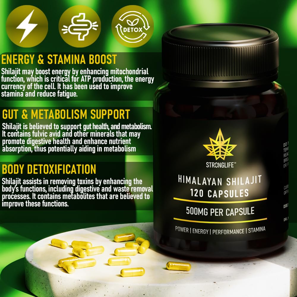 120 capsules of shilajit goodness
