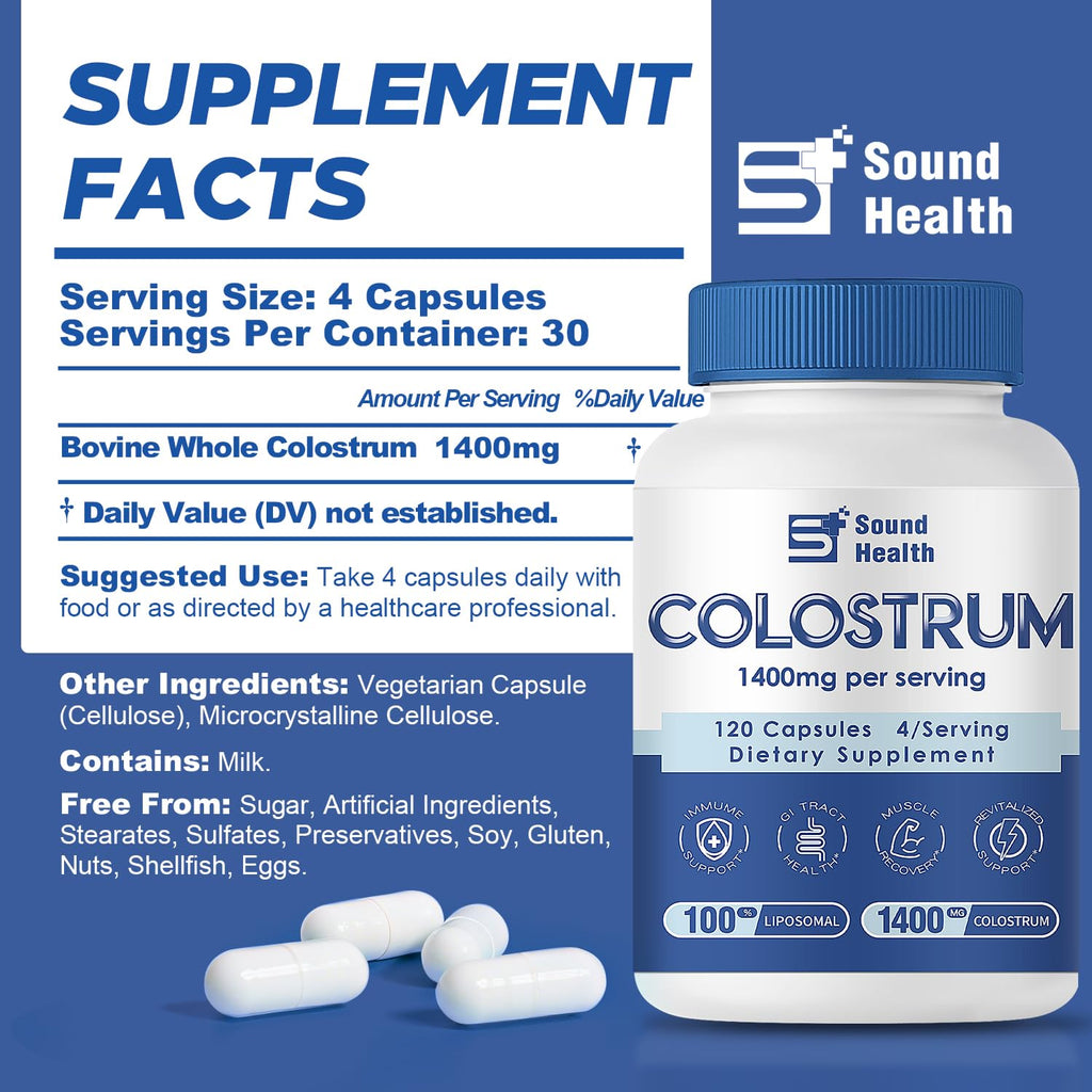 120 capsules of SoundHealth multivitamins