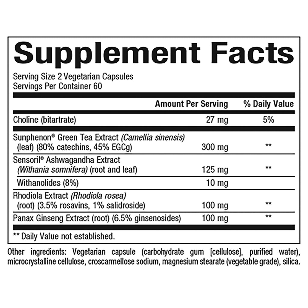 120 capsules of stress support