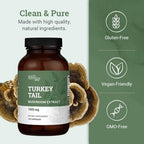 120 capsules of turkey tail extract