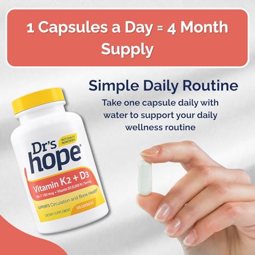 120 capsules of Vitamin K2 MK-7