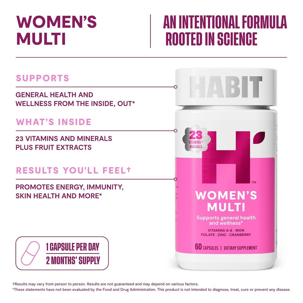 120 capsules of women's multivitamin
