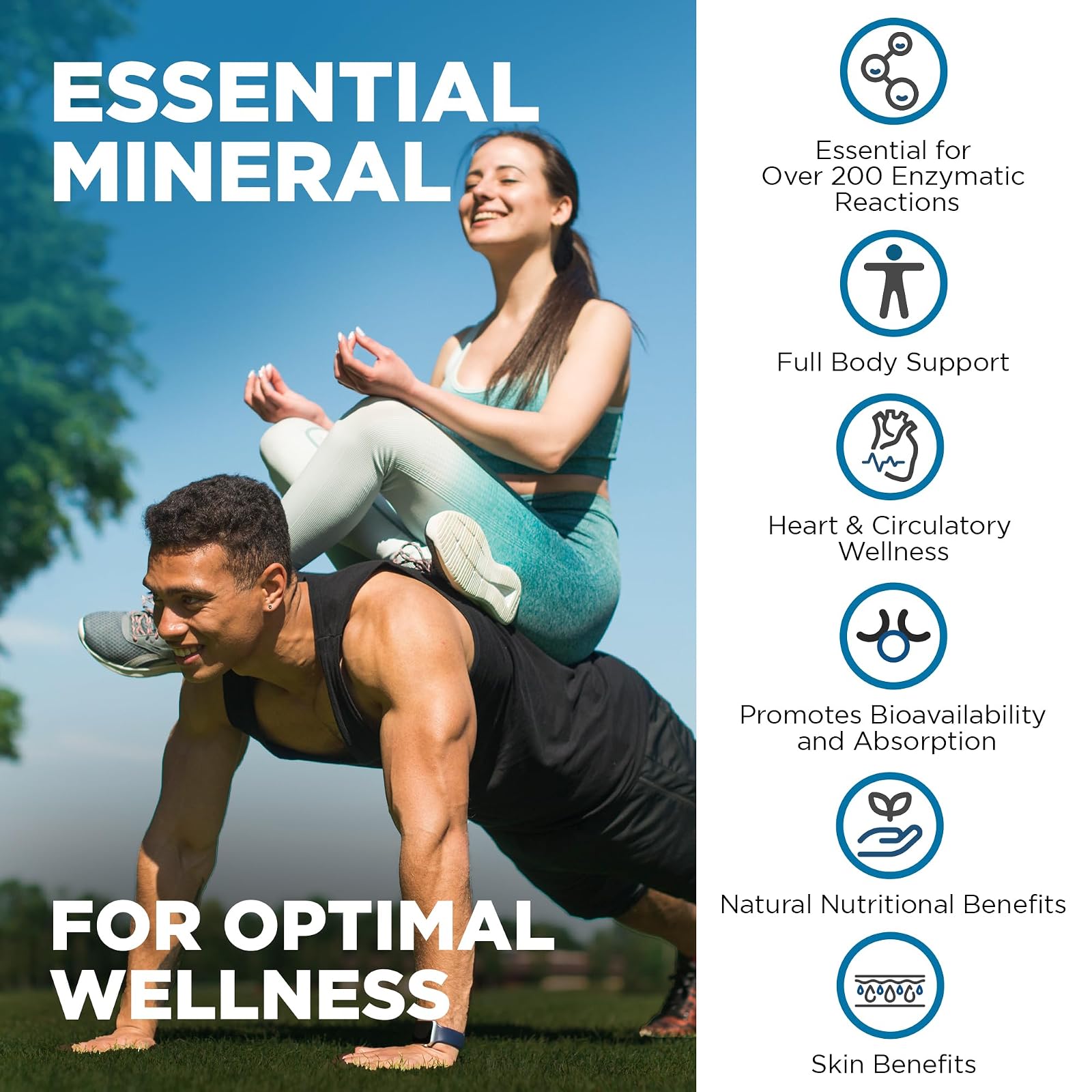 120 capsules of zinc gluconate