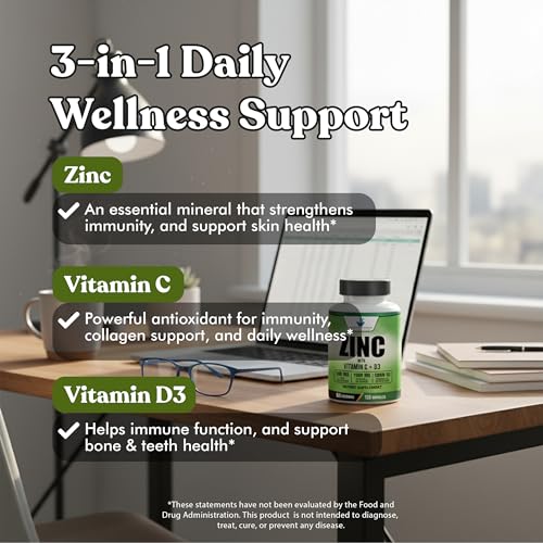 120 capsules of Zinc goodness