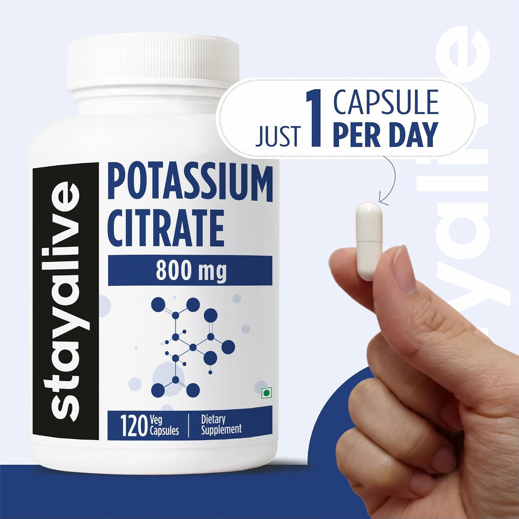 120 capsules potassium citrate supply
