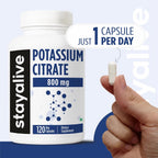 120 capsules potassium citrate supply
