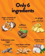 120 chews of Ginger Roars caffeine