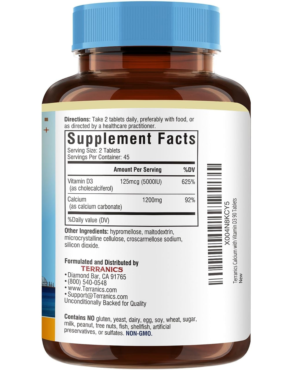 120 coated tablets for long-lasting supply