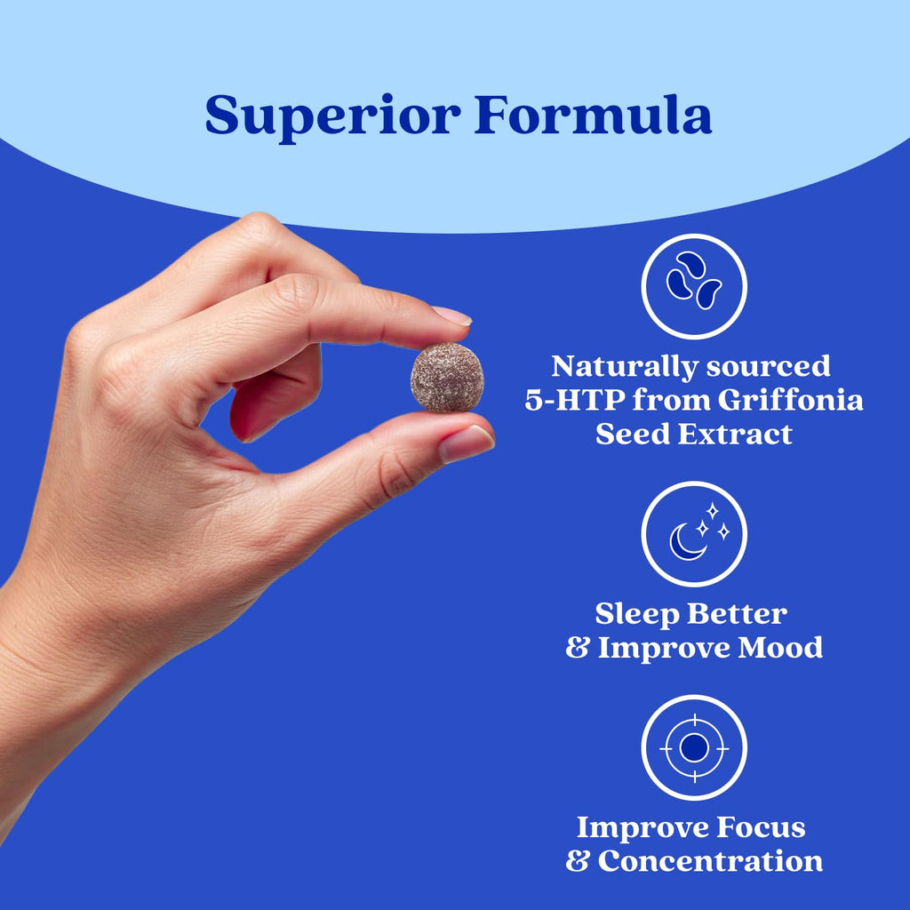 120 count 5-HTP gummies for convenience