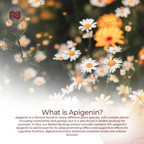 120 count Apigenin capsules for daily use