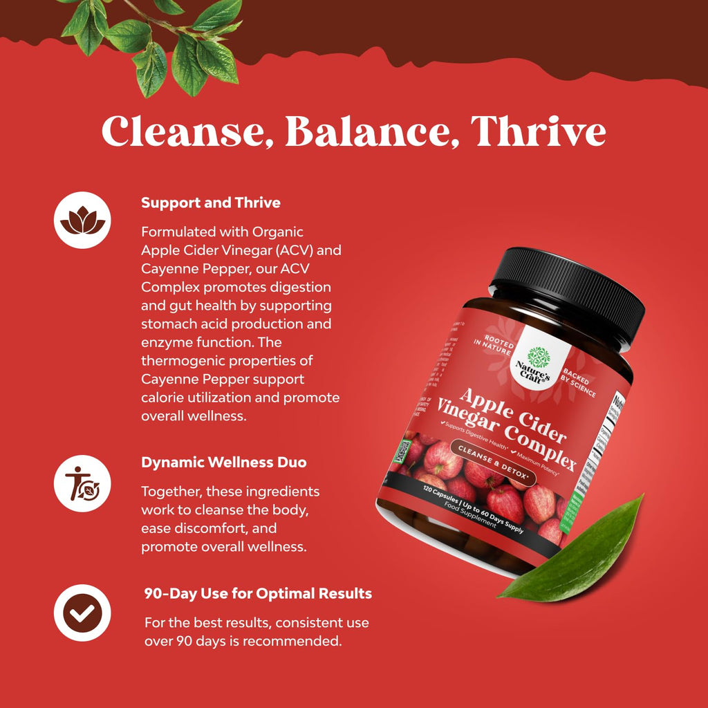 120 count apple cider vinegar capsules