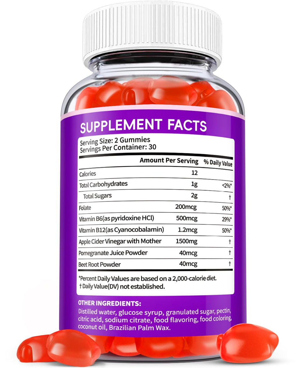 120 count apple cider vinegar gummies