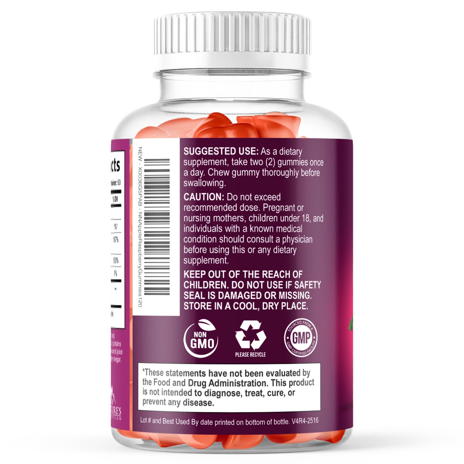 120 count apple cider vinegar gummies