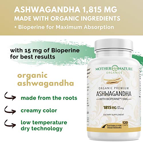 120 count Ashwagandha for overall health