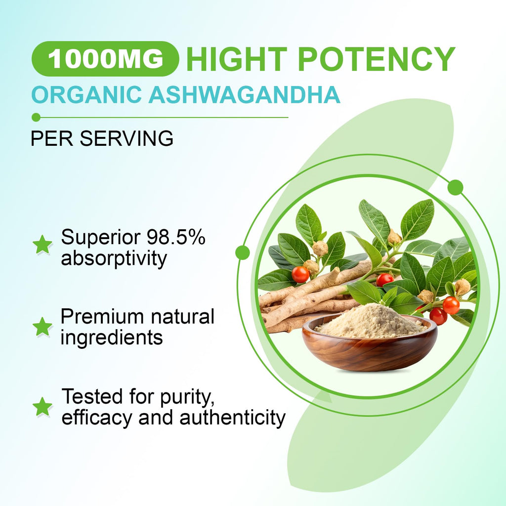 120 count Ashwagandha gummies for convenient use