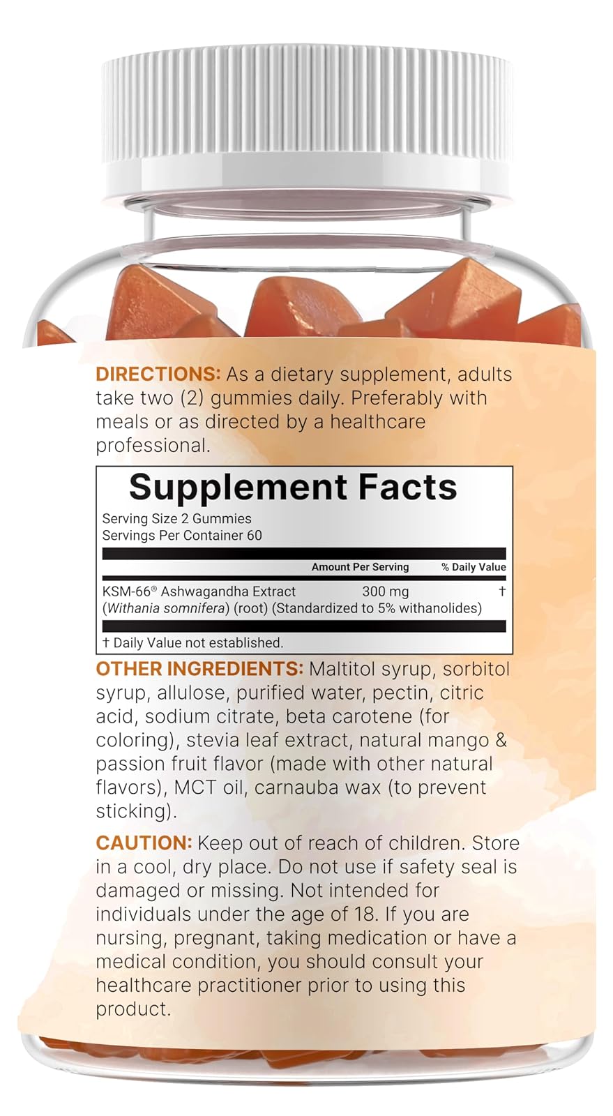 120 count ashwagandha gummies for relaxation