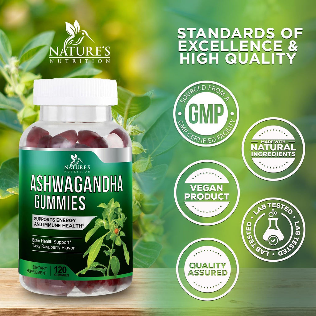 120 count ashwagandha gummies package