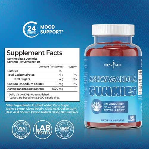 120 count ashwagandha gummy benefits