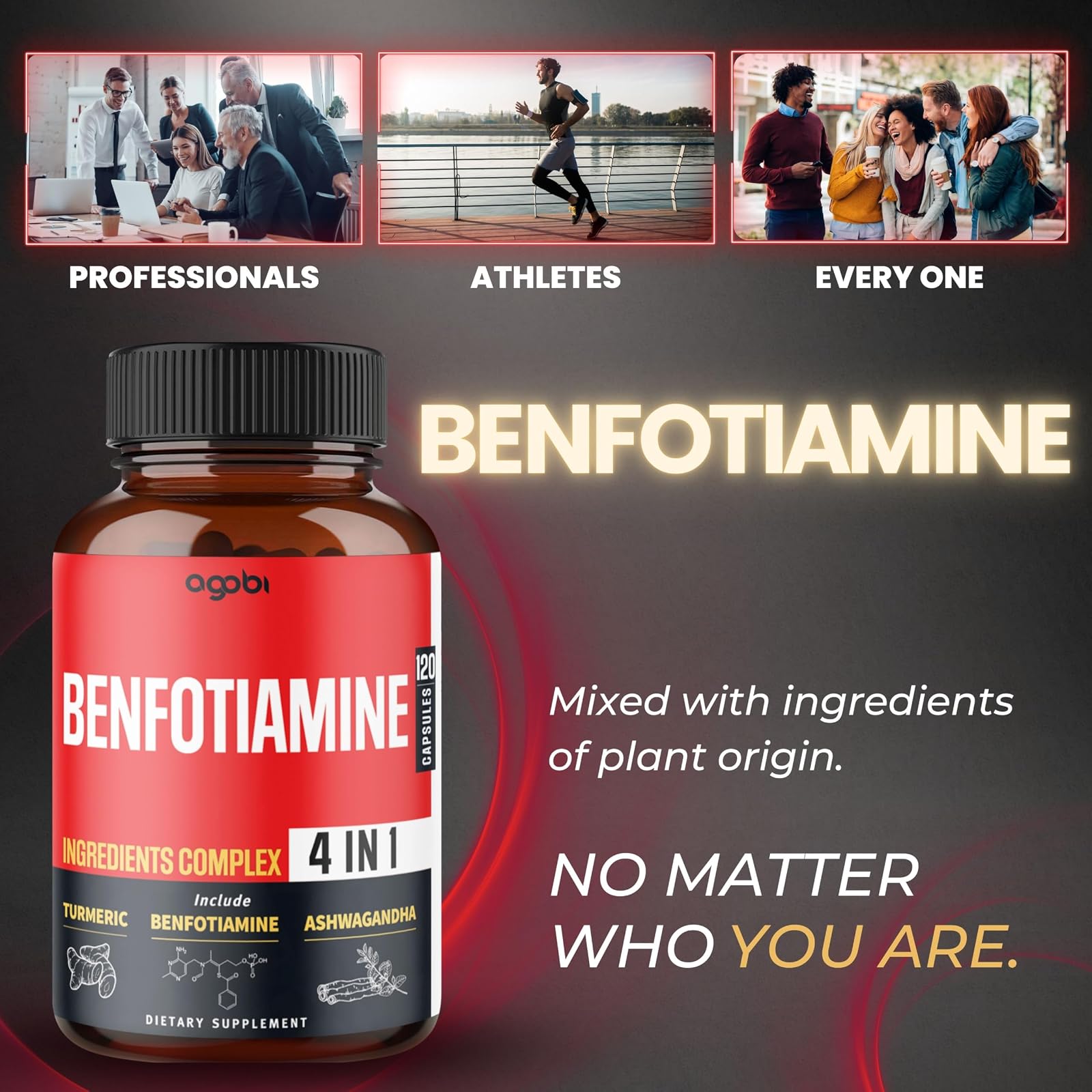 120 count Benfotiamine capsules