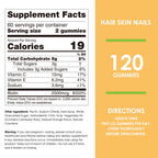 120 count biotin for skin health