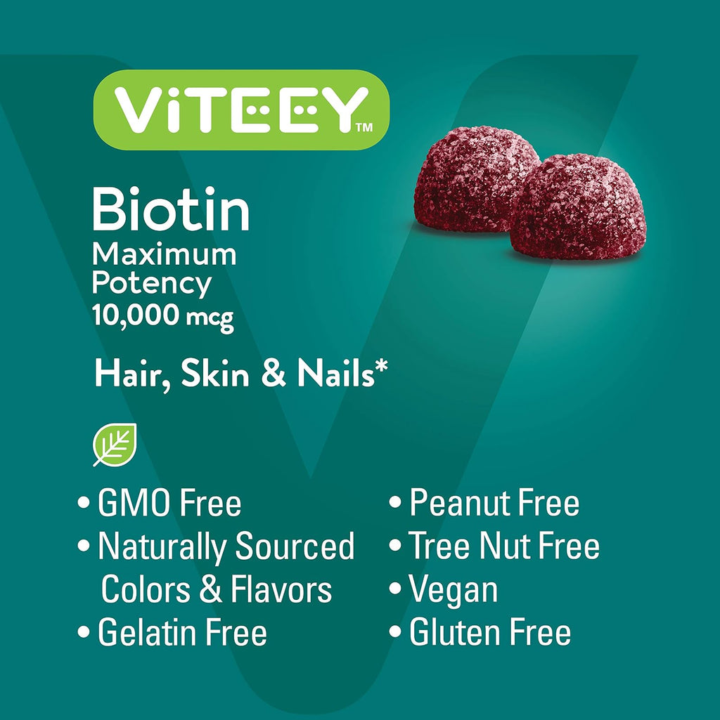 120 count biotin gummies for convenience