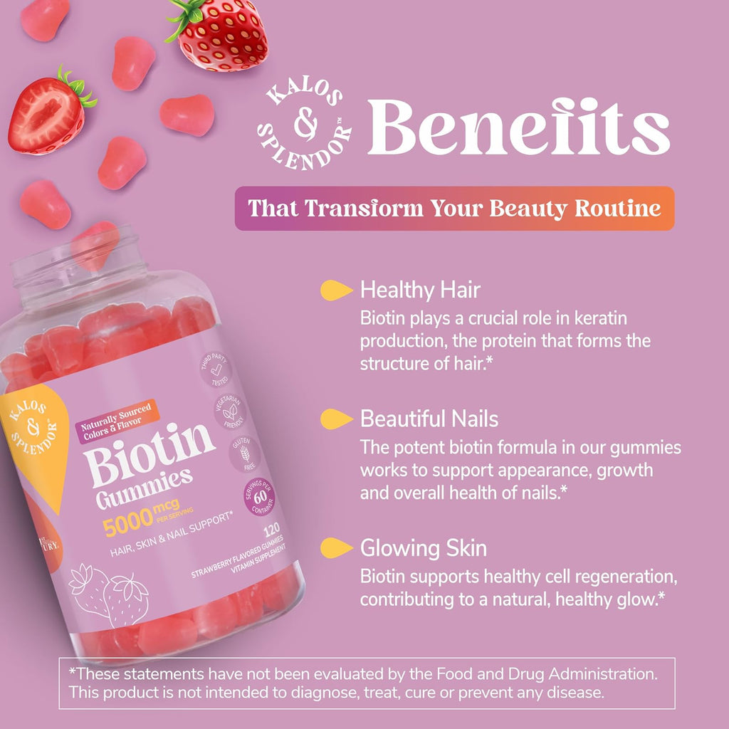 120 count biotin gummy vitamins