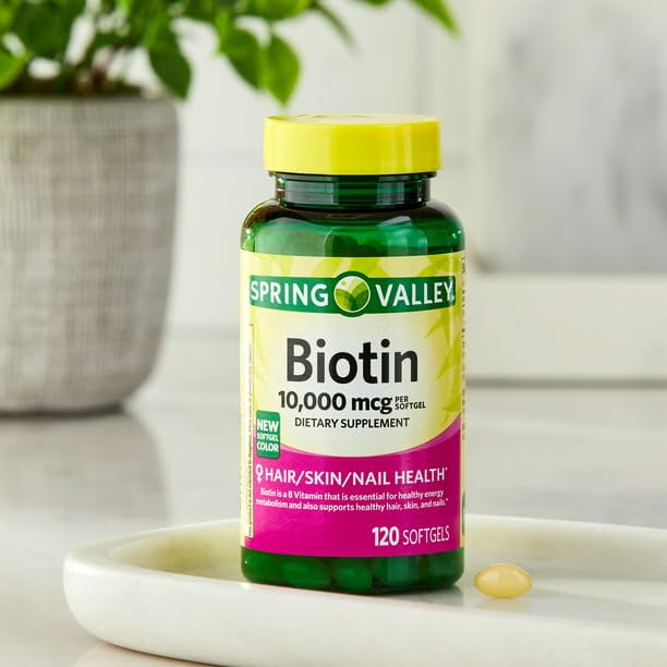 120 count biotin softgels for daily use