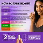 120 count biotin vitamin capsules