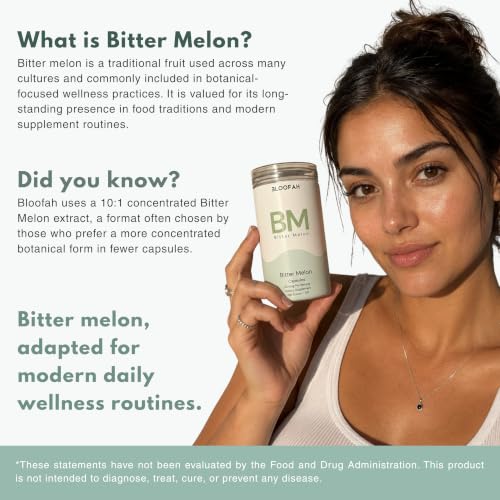 120 count bitter melon capsules for wellness