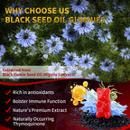 120 count black seed oil gummies for daily use