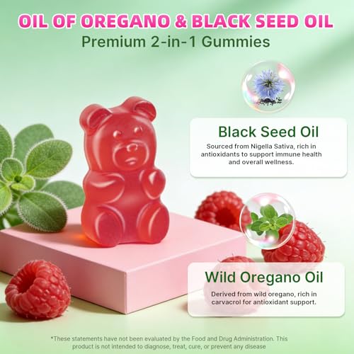 120 count black seed oil gummies