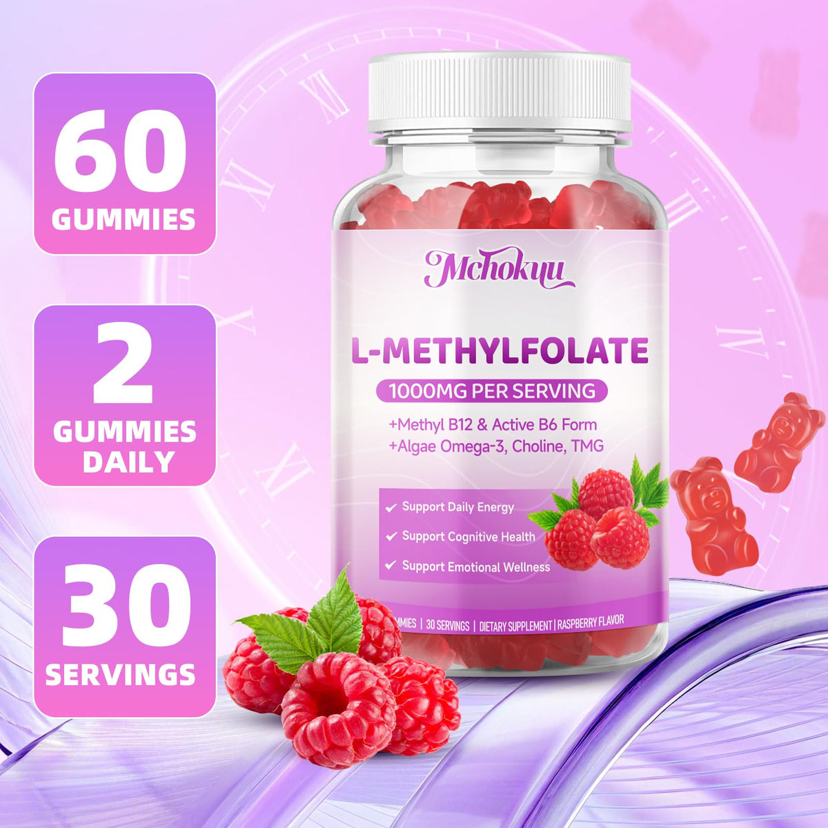 120 count bottle of L-Methylfolate