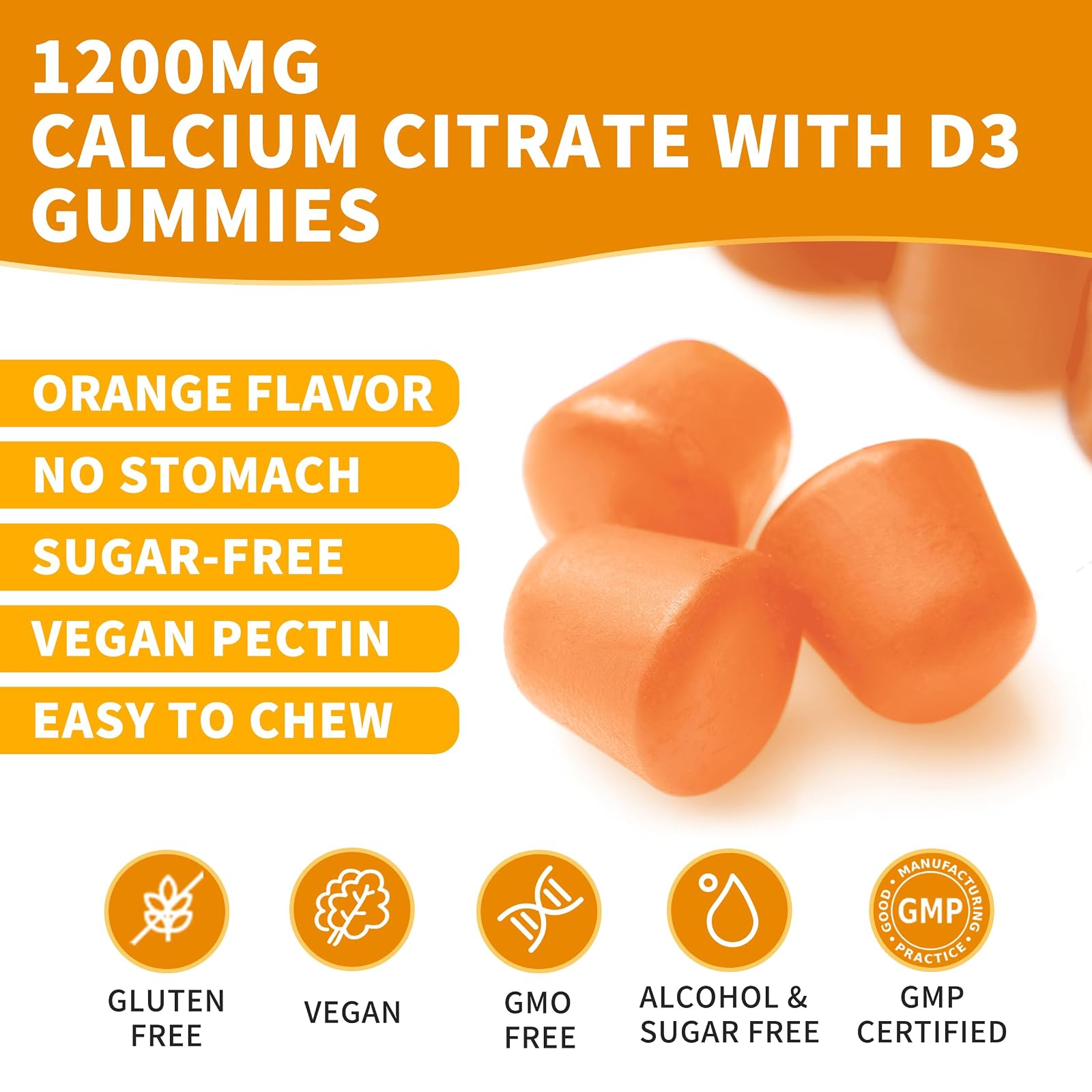 120 count calcium citrate for daily use
